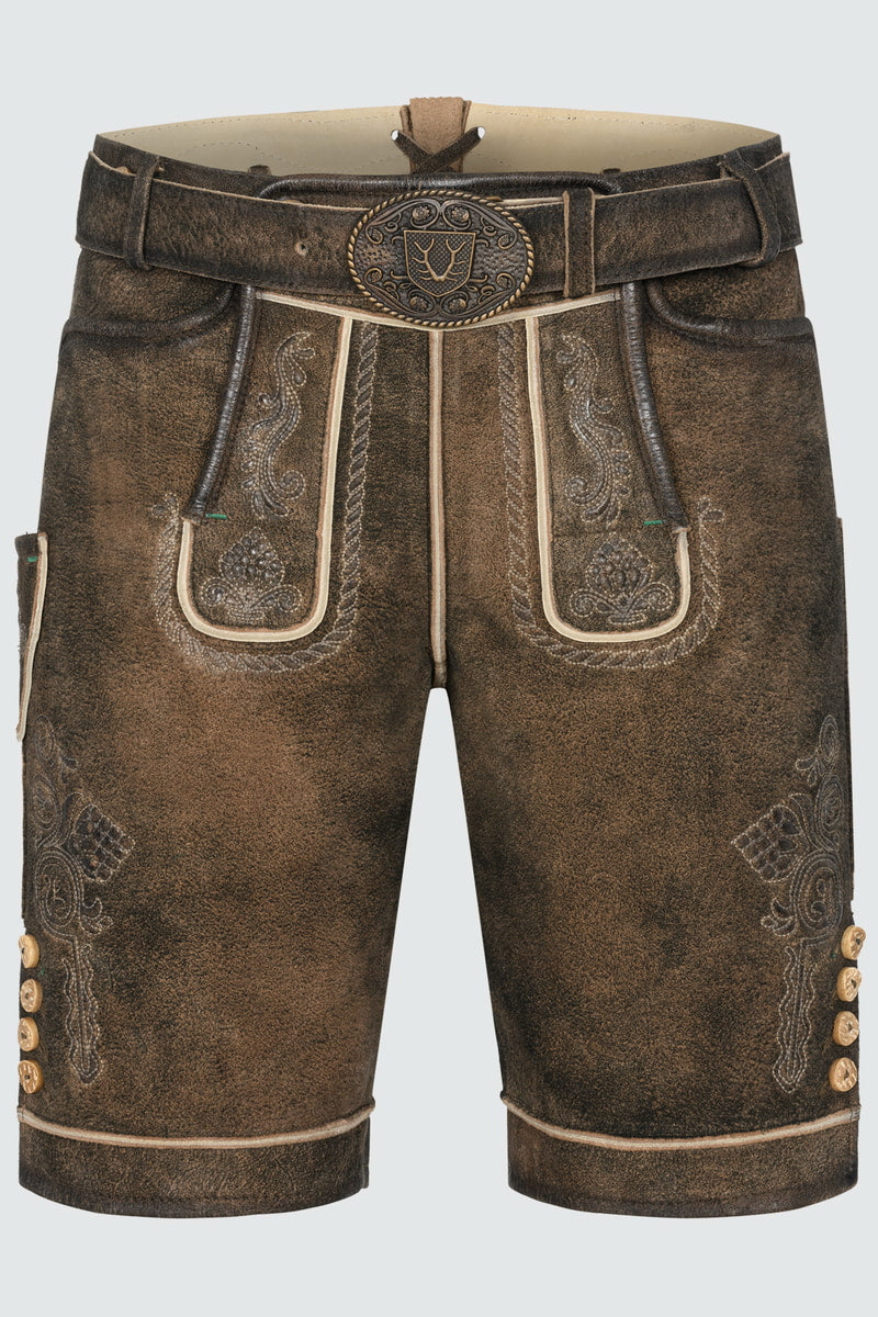 Kruger Men's Lederhosen "Waris" brown – CA Dirndl Haus