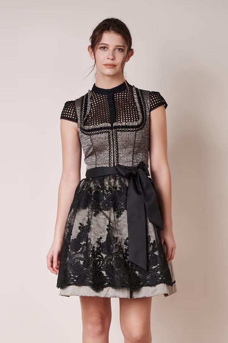 Kruger Mini Dirndl - Elegant 2pcs 50cm Loreen Black – CA Dirndl Haus